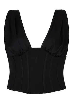 Paris Georgia Maeve Corset Top - Black