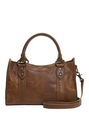 THE FRYE COMPANY Frye Melissa Satchel Dark Brown