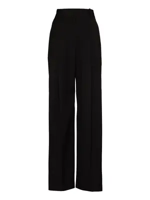 THE FRANKIE SHOP Gelso High-waisted Trousers - Black