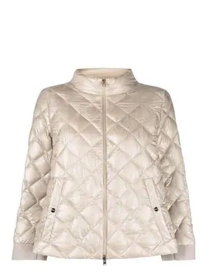 Herno Diamond Quilted Down Jacket - Neutrals