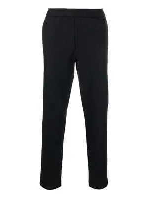 Theory Tapered-leg Track Pants - Black