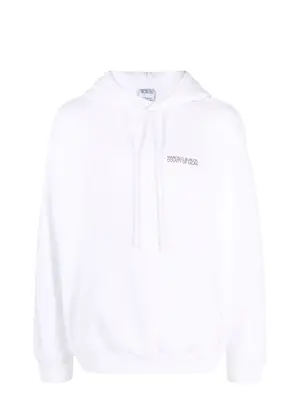 COUNTY OF MILAN Cross-motif Hoodie - White