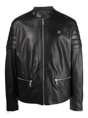 Philipp Plein Moto Jacket - Black