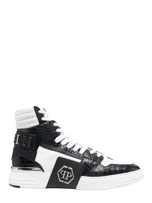 Philipp Plein Cocco Phantom Kicks High-top Sneakers - White