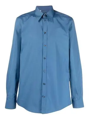 Dolce & Gabbana Button-up Cotton Shirt - Blue