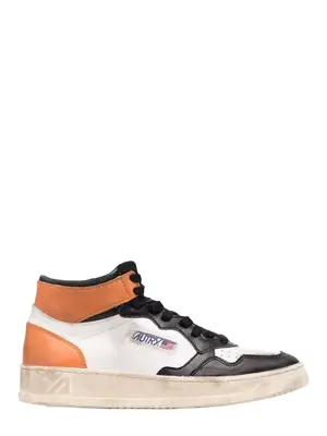 AUTRY Colour-block Hi-top Sneakers - White