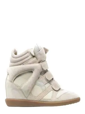 Isabel Marant Étoile ISABEL MARANT Bekett High-Top Sneakers With Velcro Fastening Neutrals