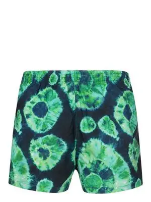 TIMO TRUNKS Shibori Pattern Swim Shorts - Blue