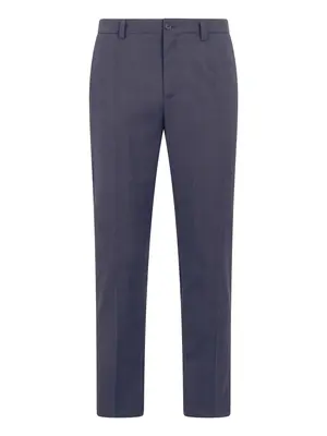 Dolce & Gabbana Tailored Wool Trousers - Blue
