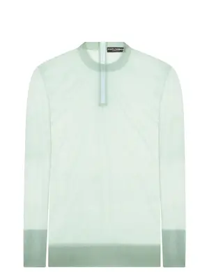 DOLCE & GABBANA Dolce & Gabbana Semi-Sheer Long-Sleeve Top
