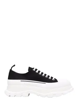 Alexander McQueen Tread Slick Low-top Sneakers - Black