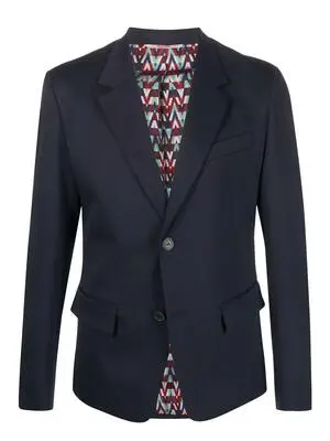 Valentino Garavani Wool-blend Blazer - Blue