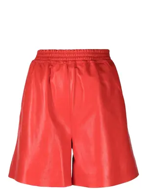 DESA 1972 Desa 1972 Elasticated Leather Shorts
