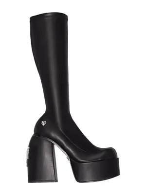 NAKED WOLFE Spice 140mm Platform Boots - Black
