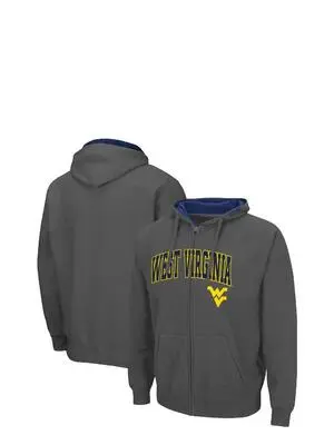COLOSSEUM West Virginia Mountaineers Full-zip Hoodie - Charcoal