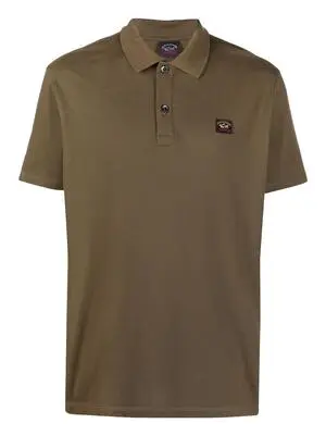 Paul & Shark Logo Patch Polo Shirt - Green