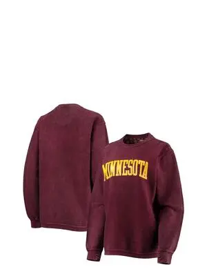 PRESSBOX Minnesota Golden Gophers Basic Arch Pullover - Maroon