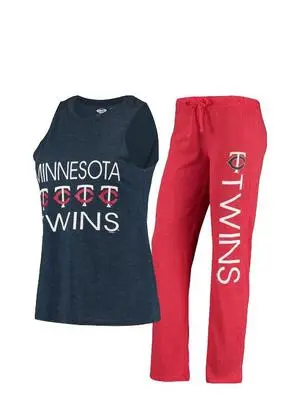CONCEPTS SPORT Minnesota Twins Sleep Set Red