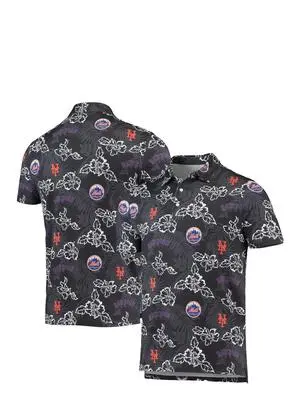 Reyn Spooner New York Mets Performance Polo - Black