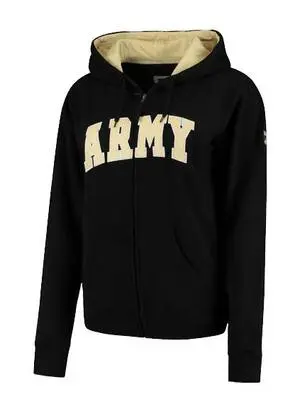 COLOSSEUM Stadium Athletic Army Knights Arched Name Full-zip Sweatshirt - Black