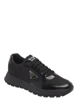 Prada Prada Prax 1 Mixed Media Sneakers Nero/ Nero