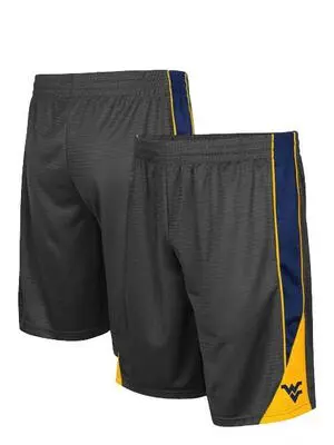 COLOSSEUM West Virginia Mountaineers Team Turnover Shorts - Charcoal