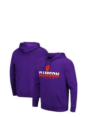 COLOSSEUM Clemson Tigers Pullover Hoodie - Purple