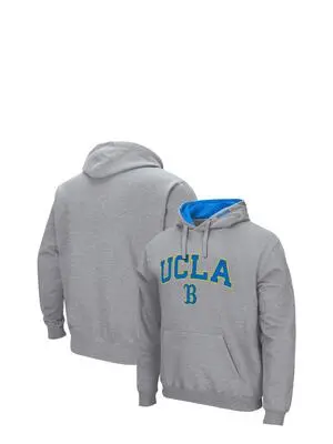 COLOSSEUM Ucla Bruins Arch & Logo 3.0 Pullover Hoodie - Heather Gray