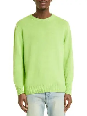 THE ELDER STATESMAN The Elder Statesman Simple Cashmere Sweater Caterpillar