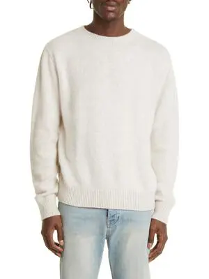 THE ELDER STATESMAN The Elder Statesman Simple Cashmere Sweater White