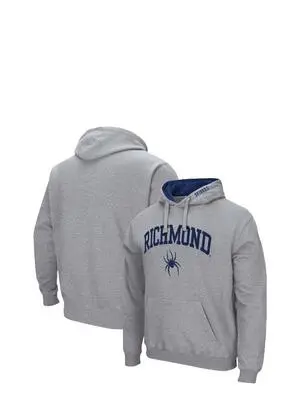 COLOSSEUM Richmond Spiders Arch And Logo Pullover Hoodie - Heather Gray