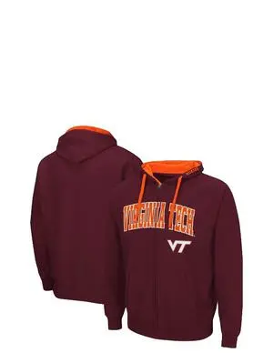 COLOSSEUM Virginia Tech Hokies Full-zip Hoodie - Maroon