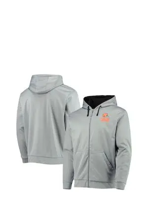 DUNBROOKE Cleveland Browns Full-zip Hoodie - Gray