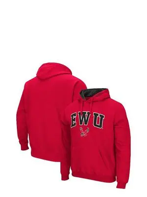 COLOSSEUM Eastern Washington Eagles Arch And Logo Pullover Hoodie - Red