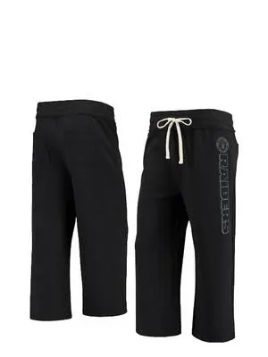 Junk Food Las Vegas Raiders Cropped Pants - Black