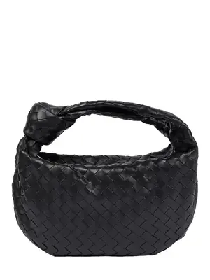 Bottega Veneta Jodie Small Intrecciato Leather Tote - Black