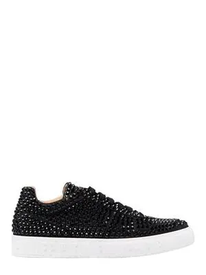 Philipp Plein King Power Stud-embellished Sneakers - Black