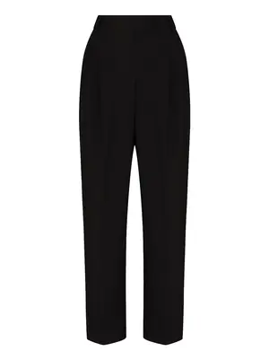 THE FRANKIE SHOP Bea Tailored Cropped Trousers - Black