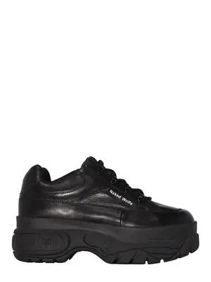 NAKED WOLFE Sporty Chunky Sneakers - Black