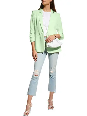 Cinq À Sept Cinq À Sept Khloe Crepe Blazer Bright Mint