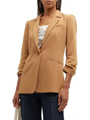 Cinq À Sept Cinq À Sept Khloe Crepe Blazer Cinnamon