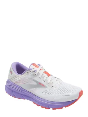 Brooks Brooks Adrenaline GTS 22 Sneaker White/coral/purple