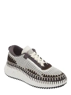 Chloé Chloé Nama Platform Sneakers Black/white