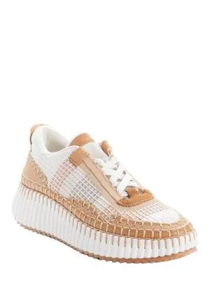 Chloé Nama Platform Sneakers - Brown/light Beige