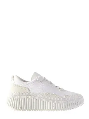 Chloé Chloé Nama Platform Sneakers Happy Yellow