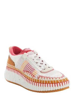 Chloé Chloé Nama Platform Sneakers Lovely Beige