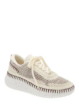 Chloé Chloé Nama Platform Sneakers Obscure Purple