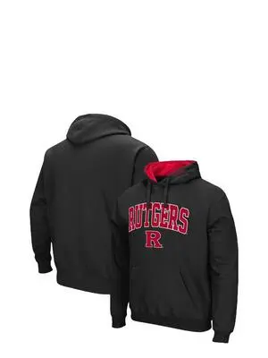COLOSSEUM Rutgers Scarlet Knights Arch & Logo 3.0 Hoodie - Black