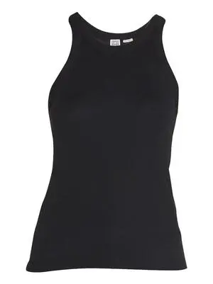 TOTEME Toteme Curved Rib Tank Black