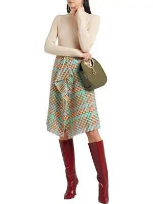 MISSONI Missoni Crochet-Knit Wool Turtleneck Sweater